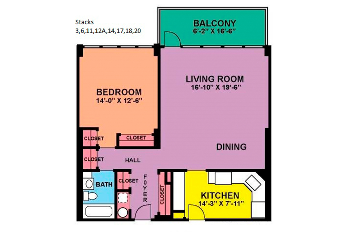 Coral Ridge Towers East > Coral Ridge > Floor Plans