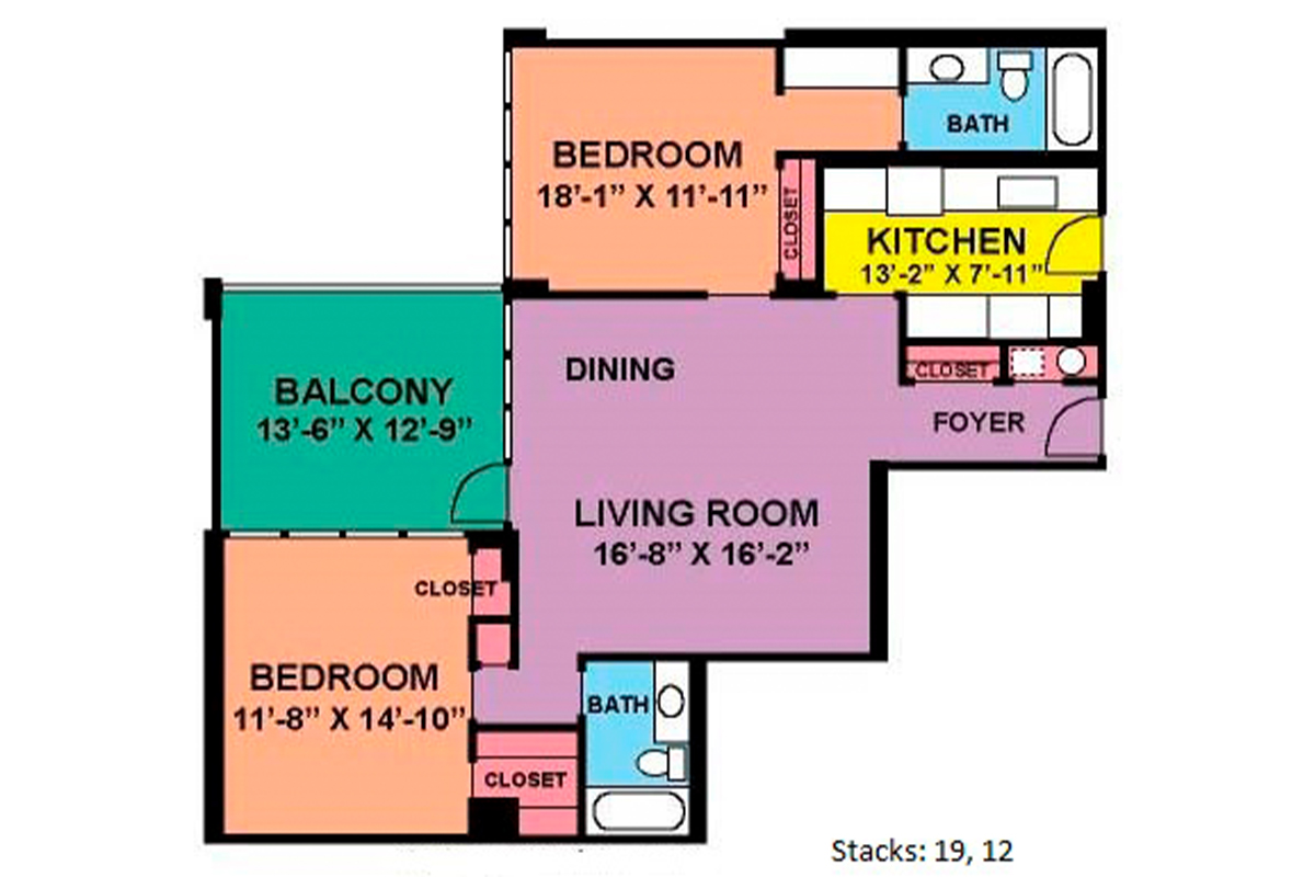 Coral Ridge Towers East > Coral Ridge > Floor Plans
